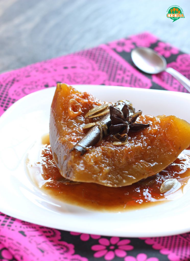 Calabaza en tacha o dulce de calabaza. Receta | Cocina Muy Facil