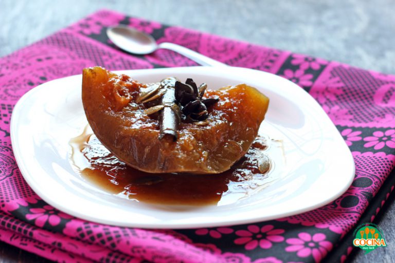 Calabaza en tacha o dulce de calabaza. Receta | Cocina Muy Facil