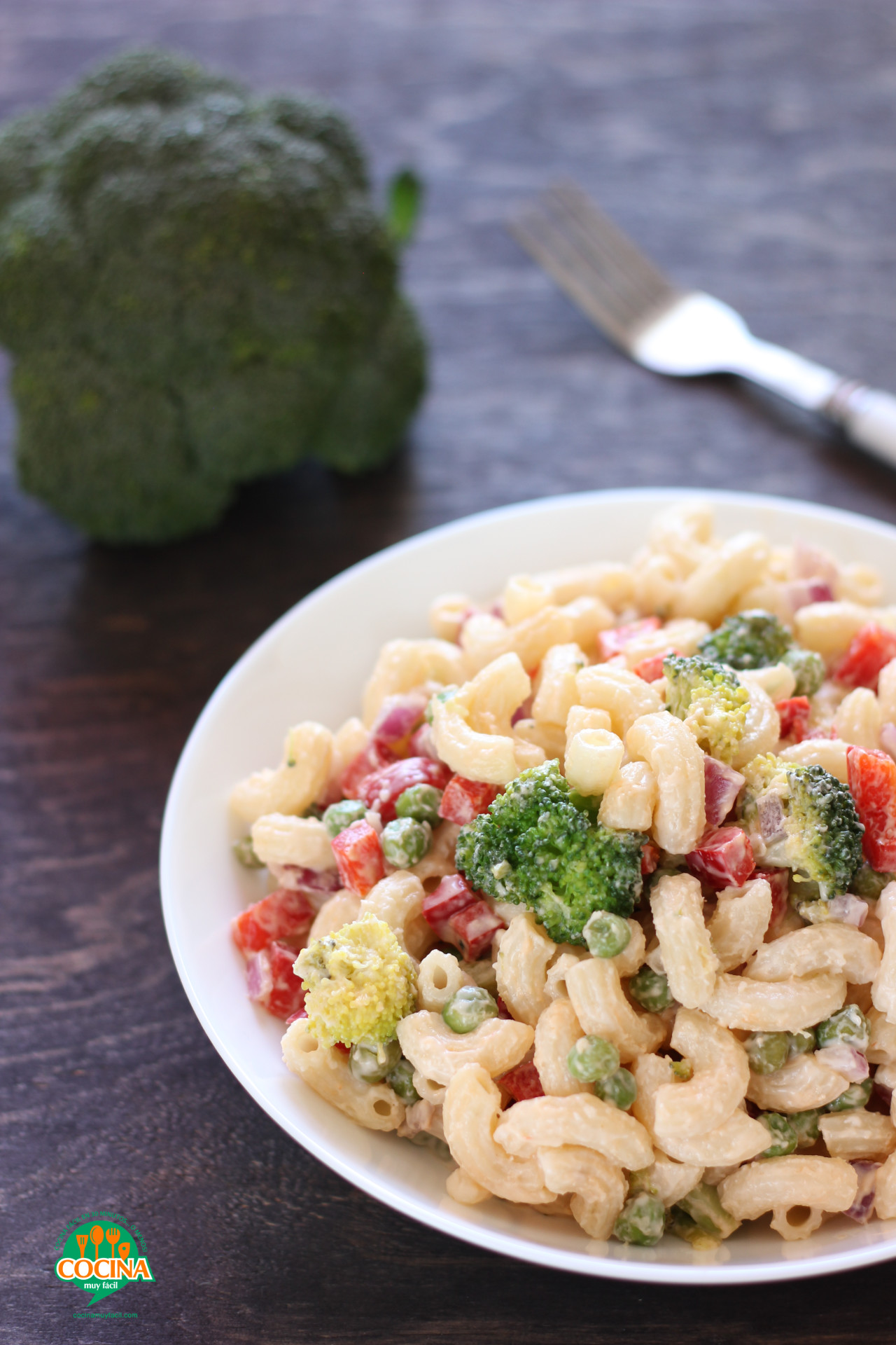 Ensalada de pasta con verduras. Receta | Cocina Muy Facil