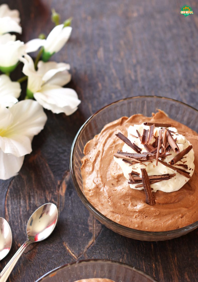 Mousse de chocolate. Receta | Cocina Muy Facil