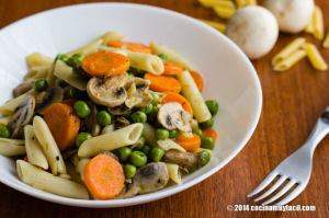 Pasta con verduras. Receta | Cocina Muy Facil